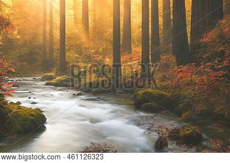 Peaceful River Flowing Image & Photo (Free Trial) | Bigstock