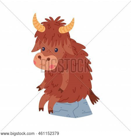 Cute Yak Character Vector & Photo (Free Trial) | Bigstock