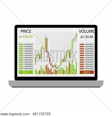 Graphic Chart Trade Vector & Photo (Free Trial) | Bigstock