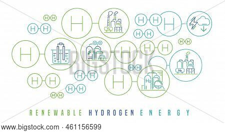 Green Hydrogen Energy Vector & Photo (Free Trial) | Bigstock