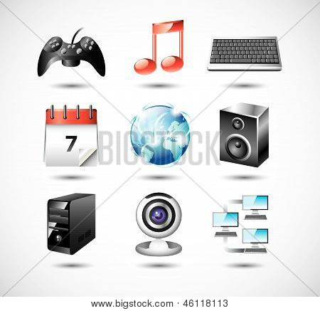 Computer System Icons Vector & Photo (Free Trial) | Bigstock