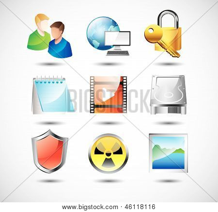 Computer System Icons Vector & Photo (Free Trial) | Bigstock