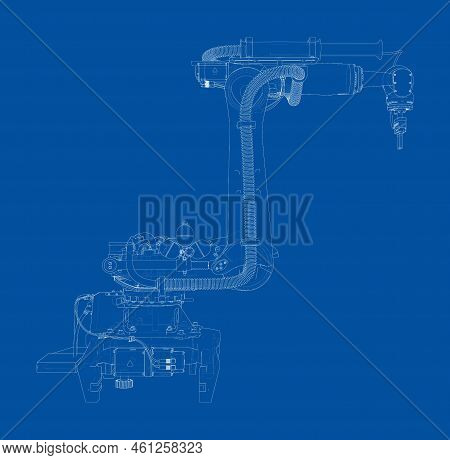 Industrial Robot Vector & Photo (Free Trial) | Bigstock