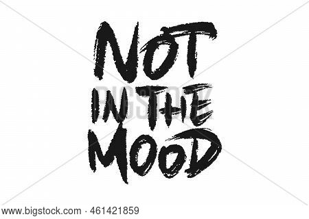 Not Mood Vector Vector & Photo (Free Trial) | Bigstock