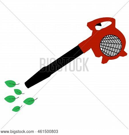 Blower Leaves Icon On Vector & Photo (Free Trial) | Bigstock