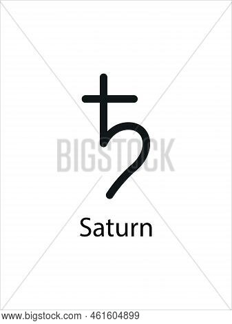 Saturn Symbol Planets Vector & Photo (Free Trial) | Bigstock