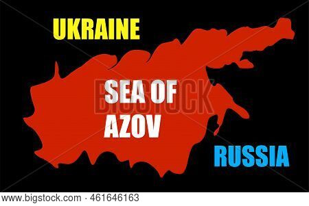 Sea Azov. Map Vector & Photo (Free Trial) | Bigstock