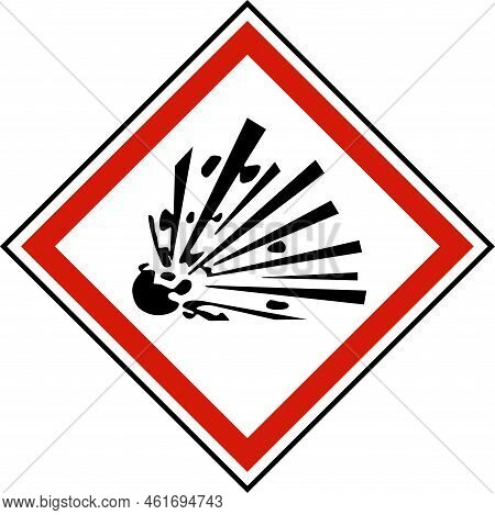 Icon Explosive Symbol Vector & Photo (Free Trial) | Bigstock