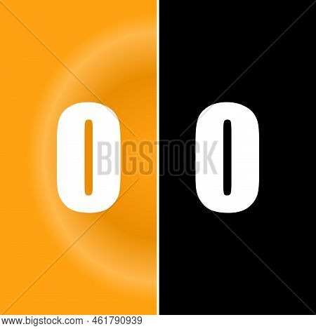 Number Zero Gold Vector & Photo (Free Trial) | Bigstock