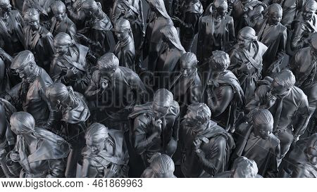 3d Render Black Crowd Image & Photo (Free Trial) | Bigstock