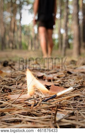 Man Left Burning Match Image & Photo (Free Trial) | Bigstock