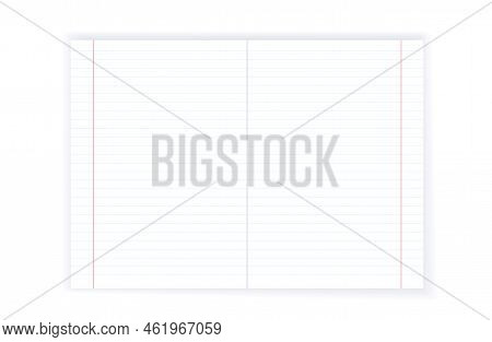 Empty Lined Paper Vector & Photo (Free Trial) | Bigstock
