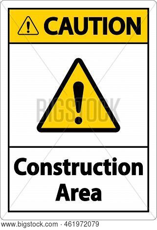 Caution Construction Vector & Photo (Free Trial) | Bigstock