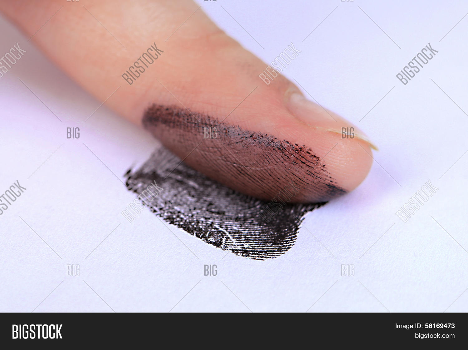 Taking Fingerprints Image & Photo (Free Trial) | Bigstock