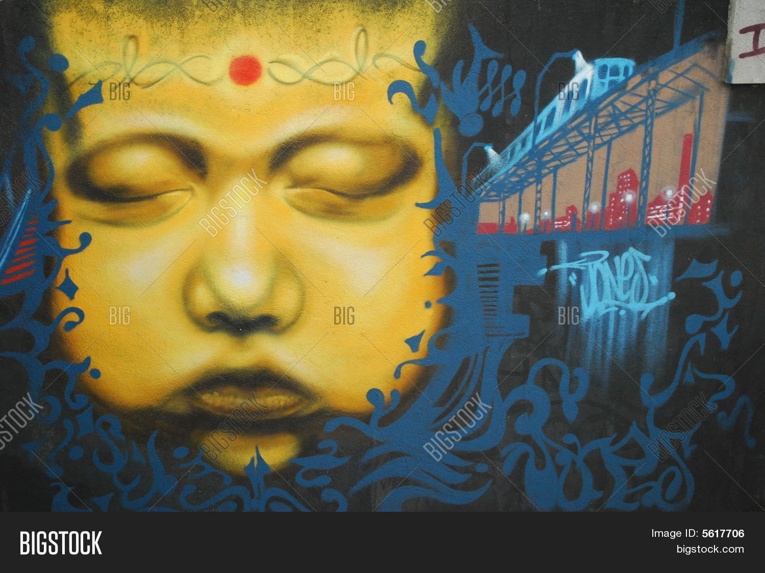 Baby Face Graffiti Image & Photo (Free Trial) | Bigstock