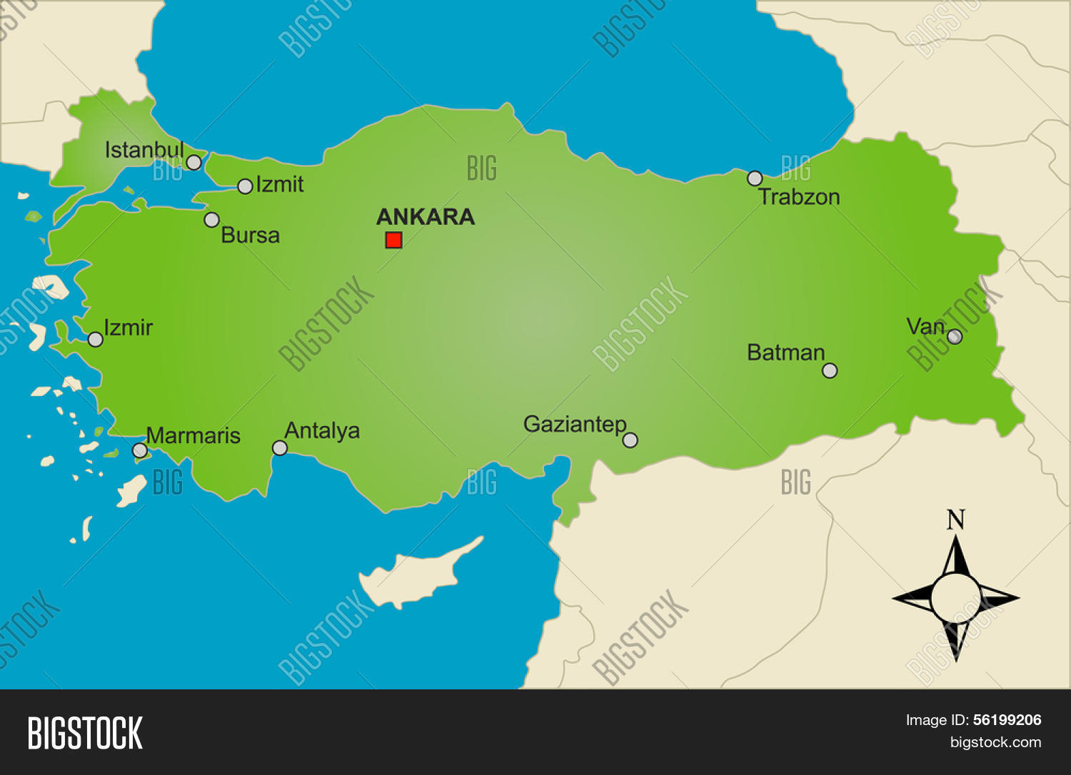 Stylized Map Turkey Image & Photo (Free Trial) | Bigstock
