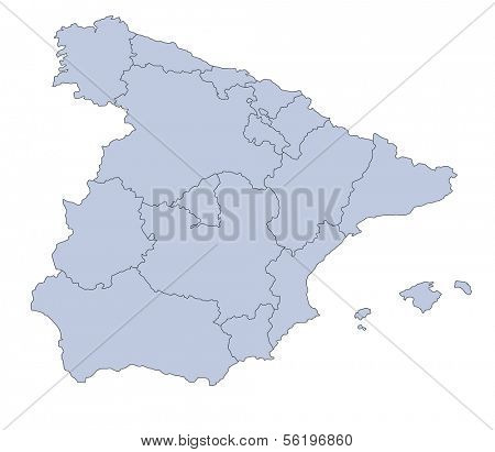 Stylized Map Spain Image & Photo (Free Trial) | Bigstock
