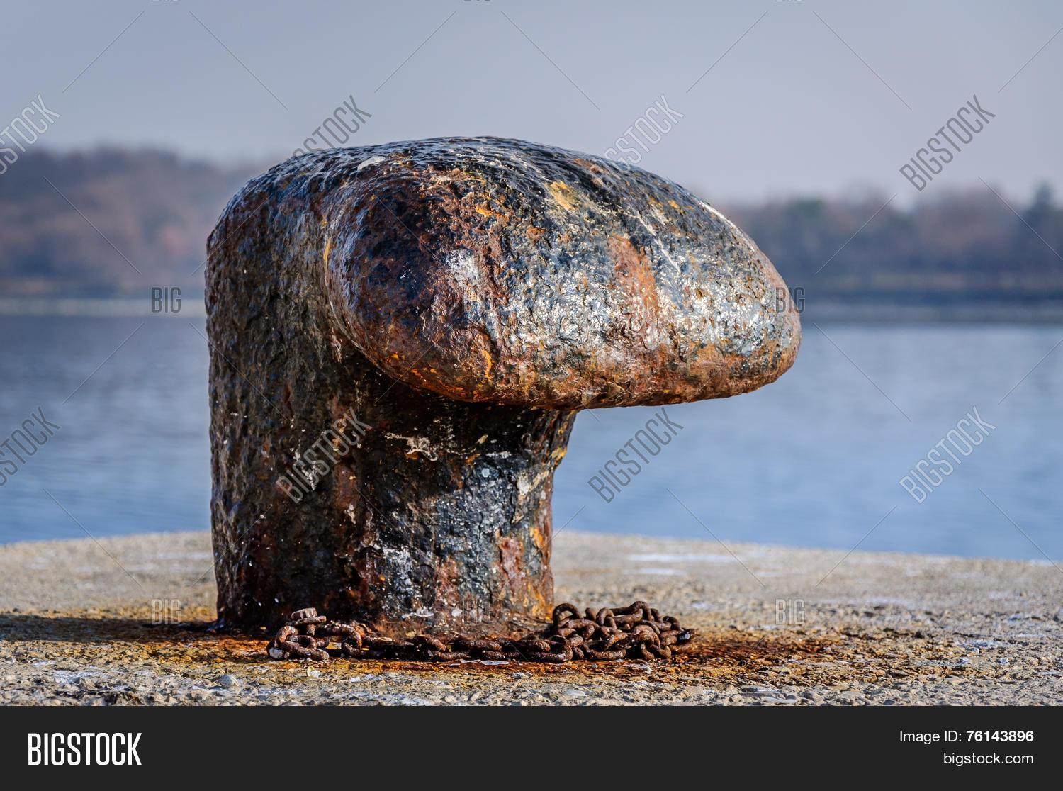 Rusty Old Iron Dock On Image & Photo (Free Trial) | Bigstock