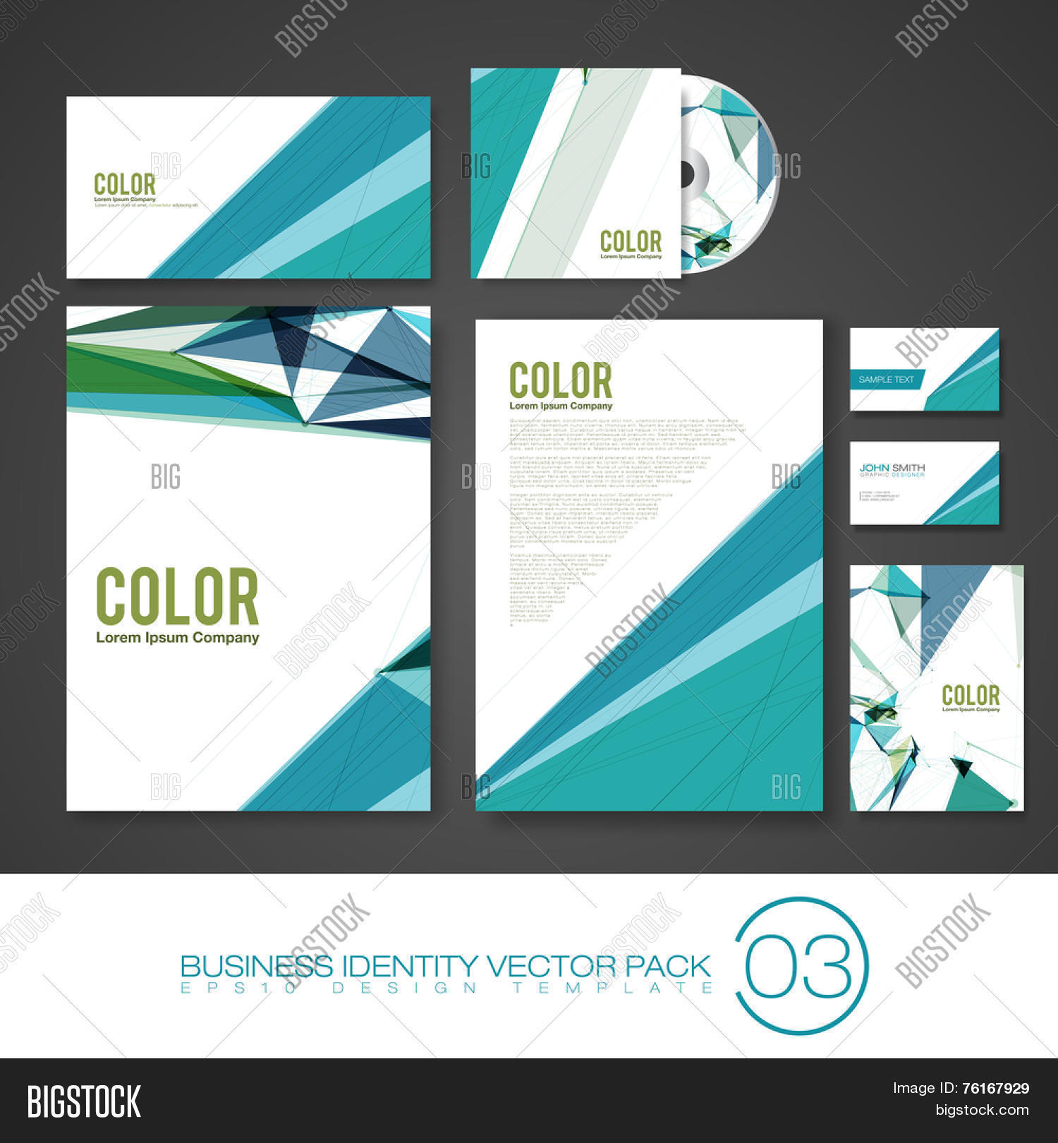 Set Business Identity Vector & Photo (Free Trial) | Bigstock