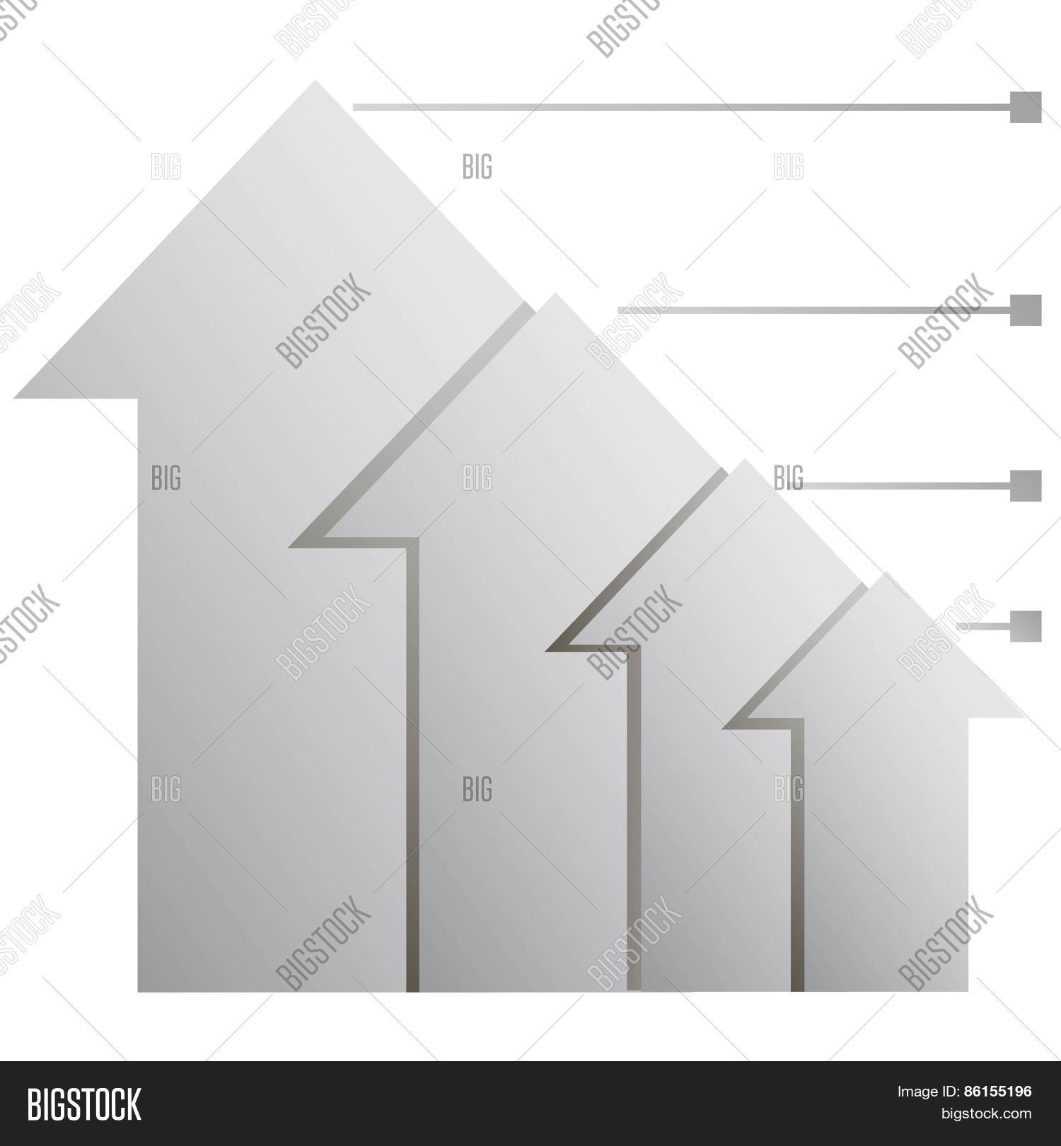 Arrow Chart Vector & Photo (Free Trial) | Bigstock