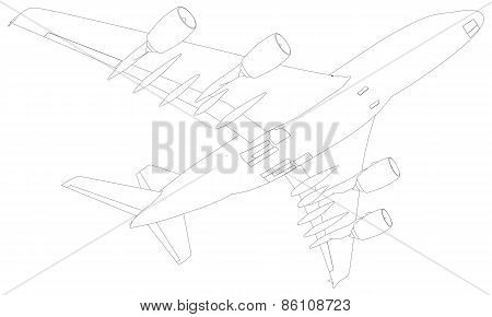 Sketch Airplane. Vector & Photo (Free Trial) | Bigstock