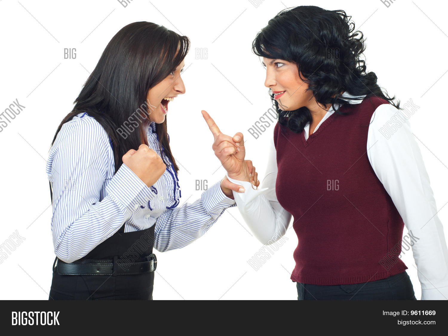 Two Women Having Image & Photo (Free Trial) | Bigstock