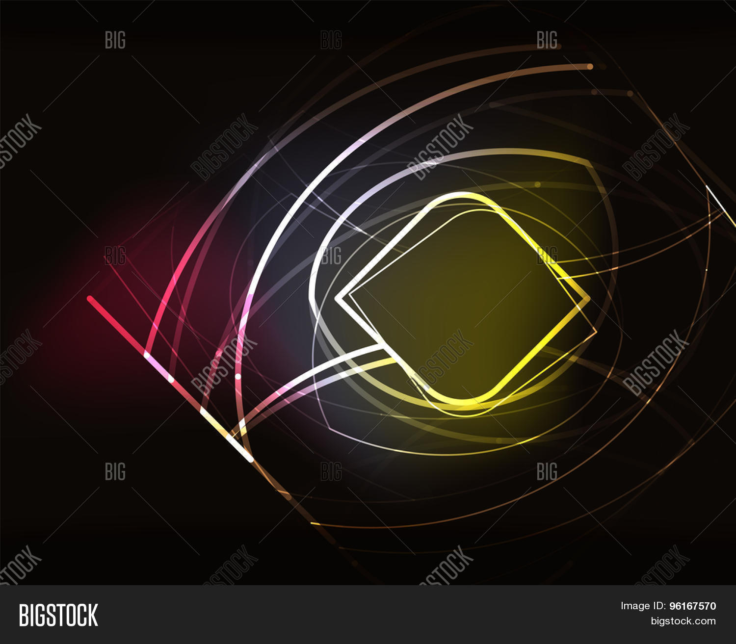 Glowing Elements Vector & Photo (Free Trial) | Bigstock