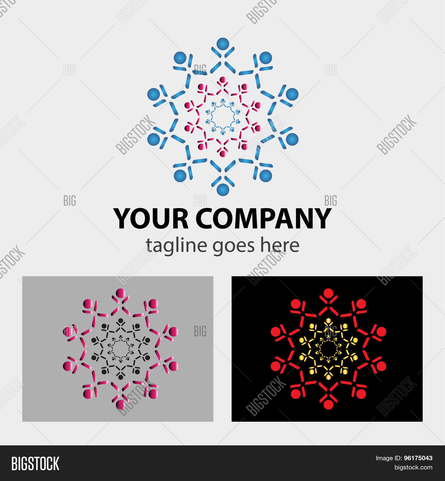 People Symbol Working Vector & Photo (Free Trial) | Bigstock