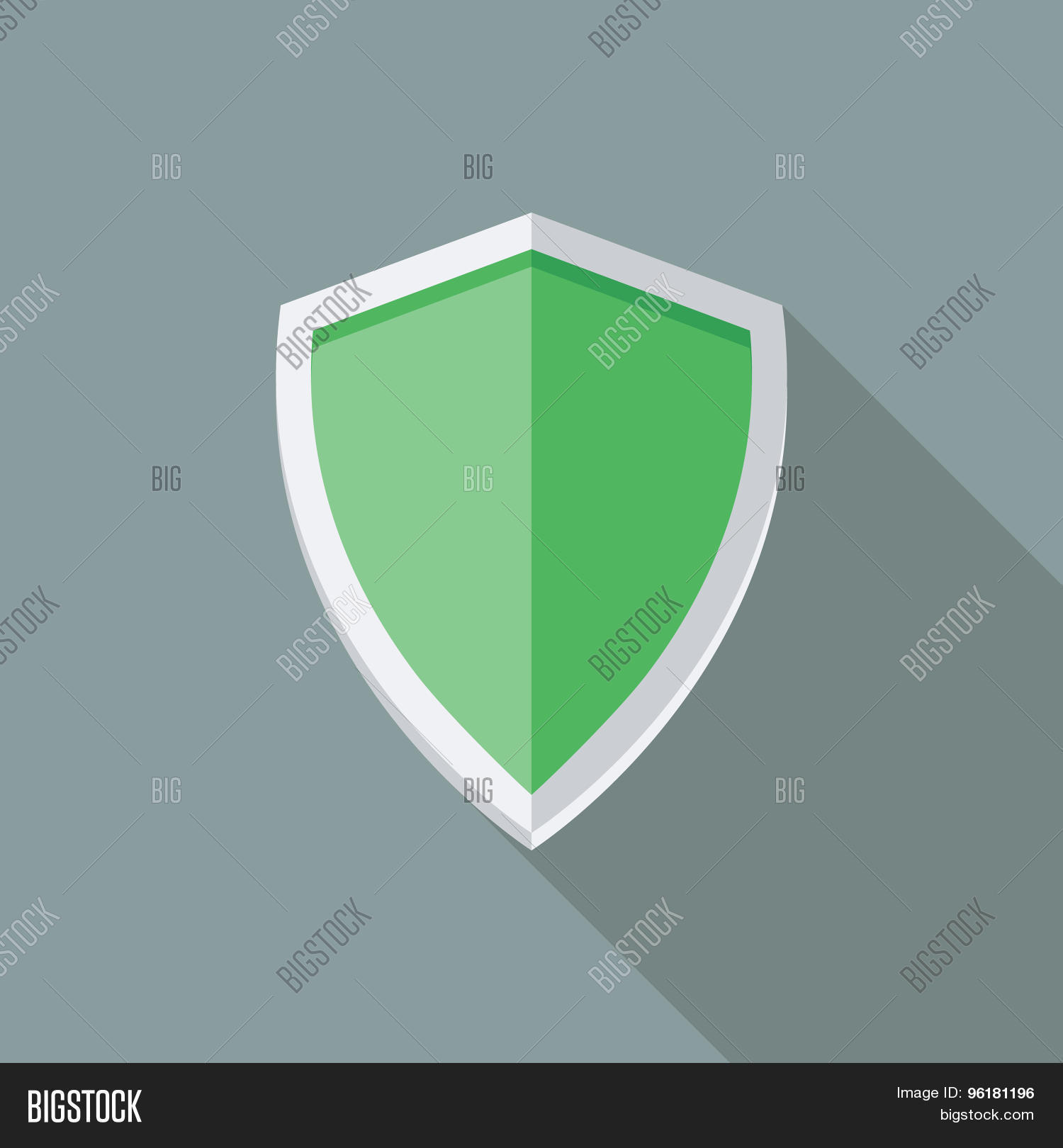Green Shield Icon. Vector & Photo (Free Trial) | Bigstock