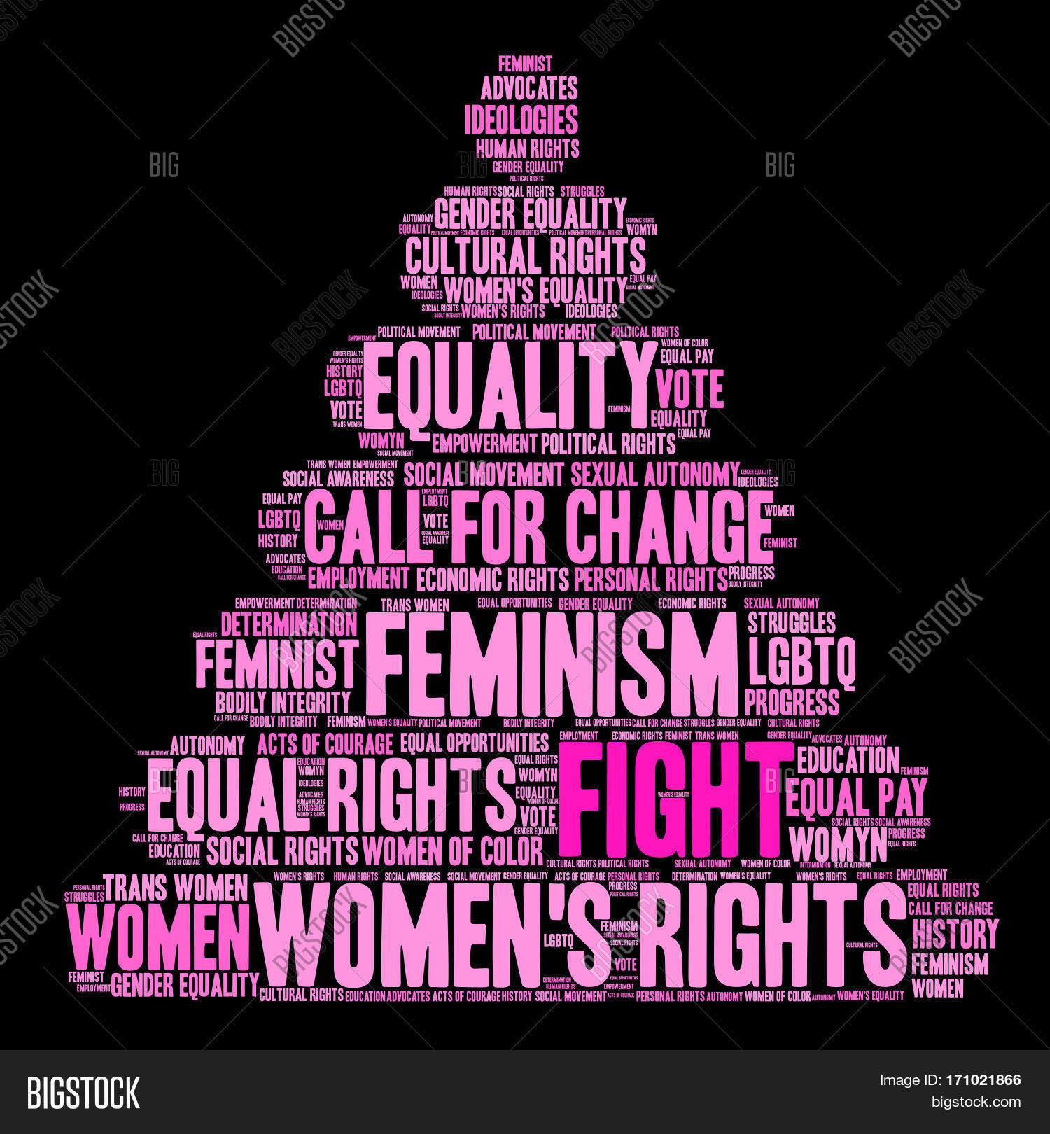 Fight Womens Rights Vector & Photo (Free Trial) | Bigstock