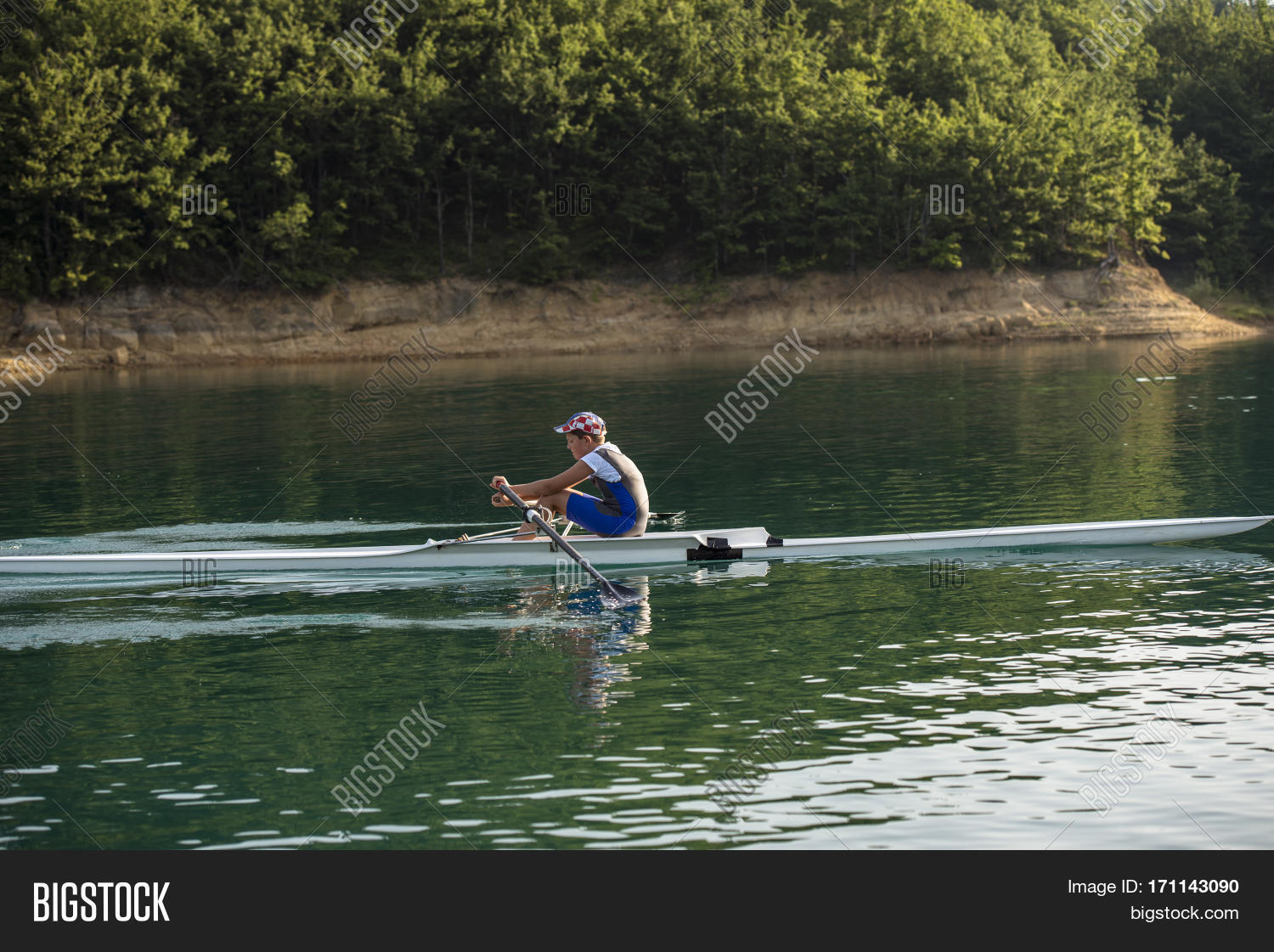 Young Single Scull Image & Photo (Free Trial) | Bigstock