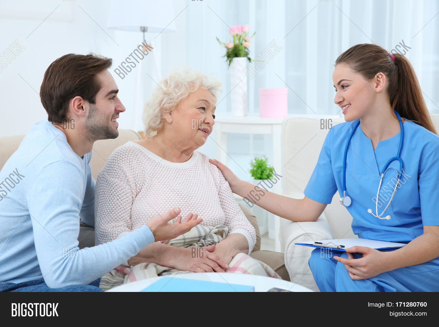 Nurse Talking Image & Photo (Free Trial) | Bigstock