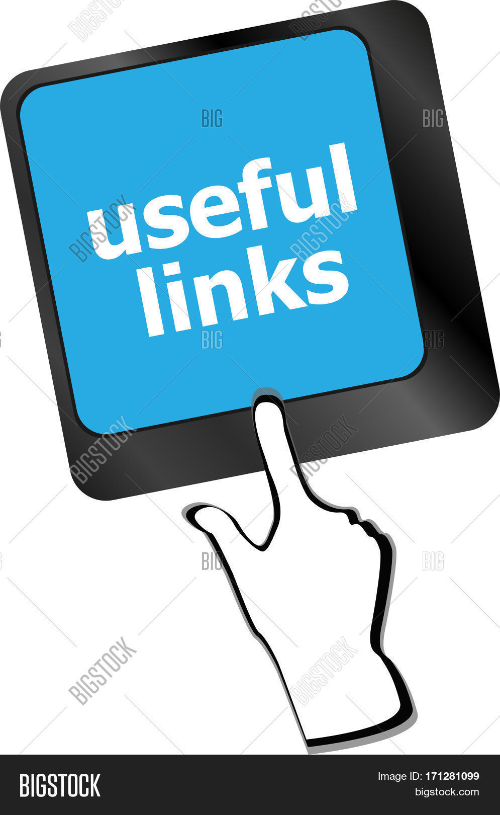 Useful Links Keyboard Image & Photo (Free Trial) | Bigstock