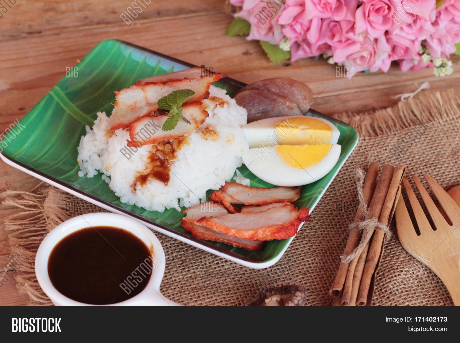 Roasted Pork Rice Image & Photo (Free Trial) | Bigstock