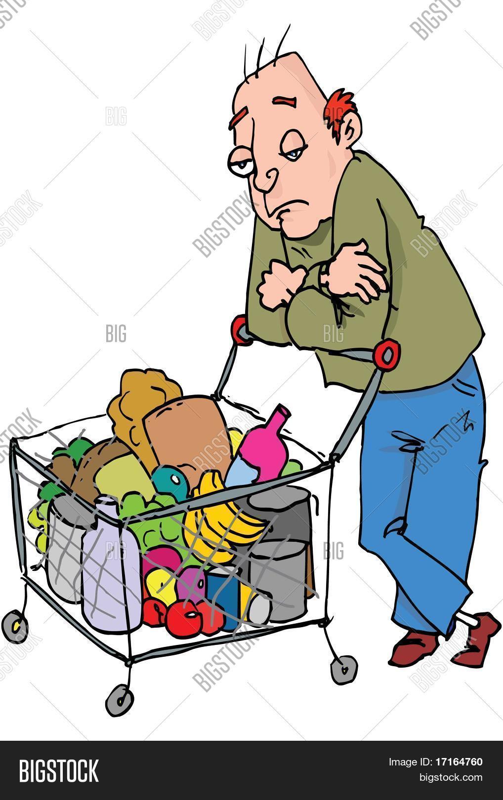 Cartoon Man Pushing Image & Photo (Free Trial) | Bigstock