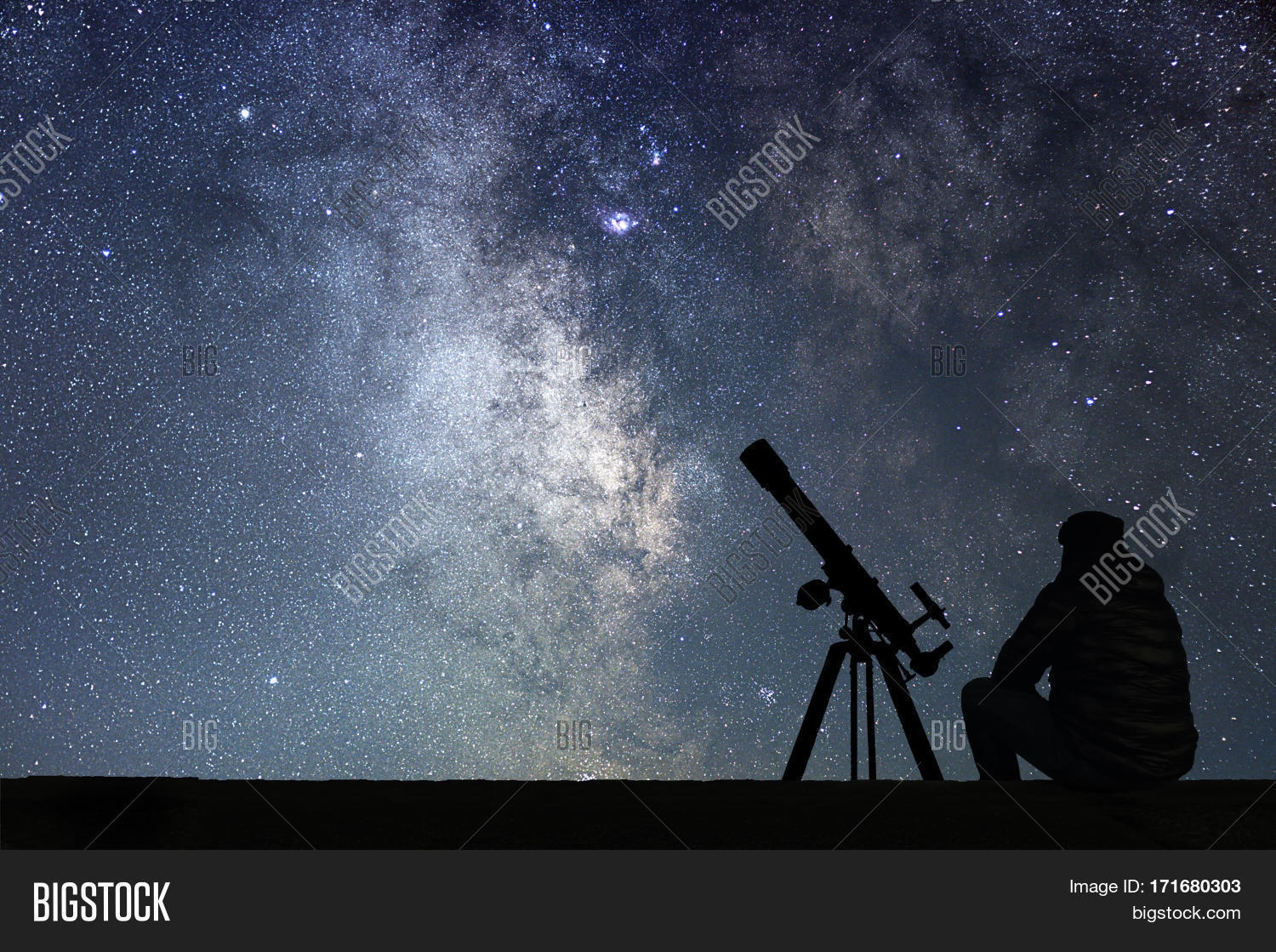 Man Astronomy Image & Photo (Free Trial) | Bigstock