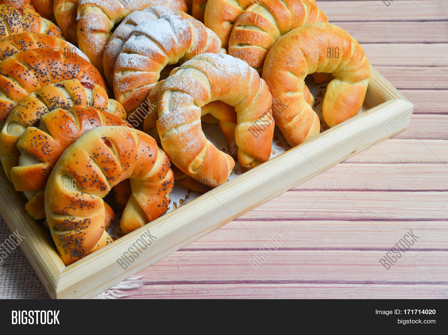 Fresh Sweet Buns Image And Photo Free Trial Bigstock
