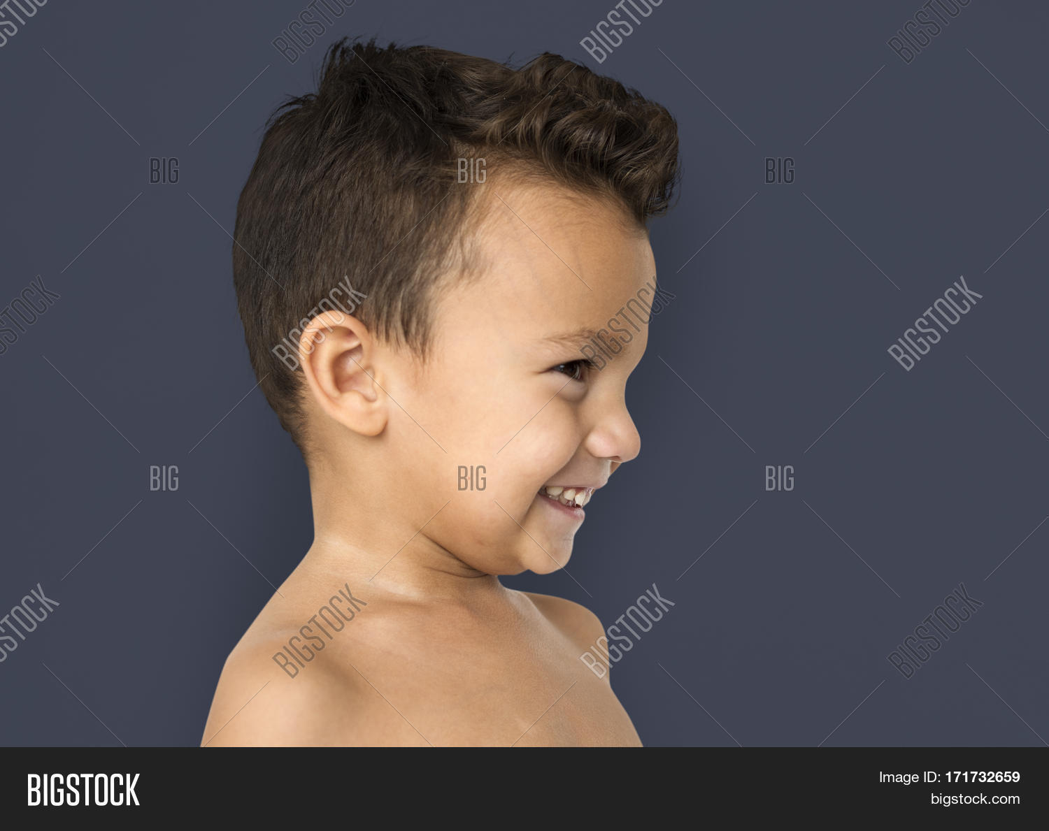 Little Boy Side View Image & Photo (Free Trial) | Bigstock