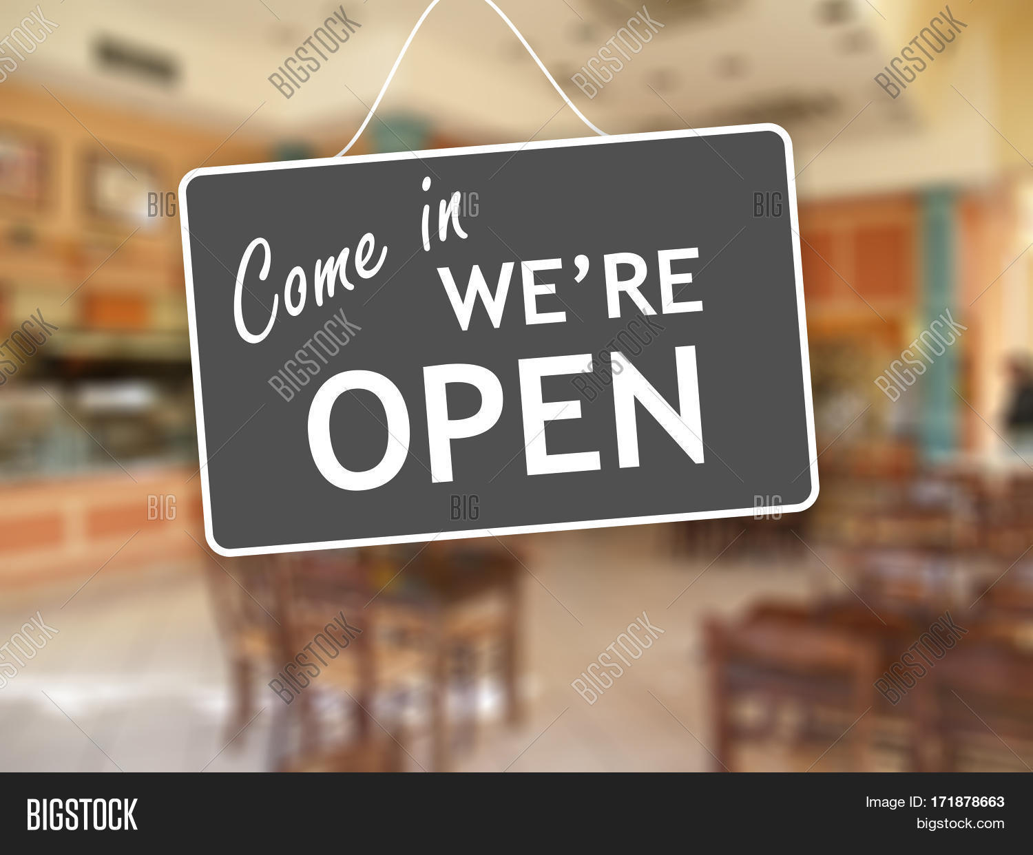 We Open Sign On Glass Image & Photo (Free Trial) | Bigstock
