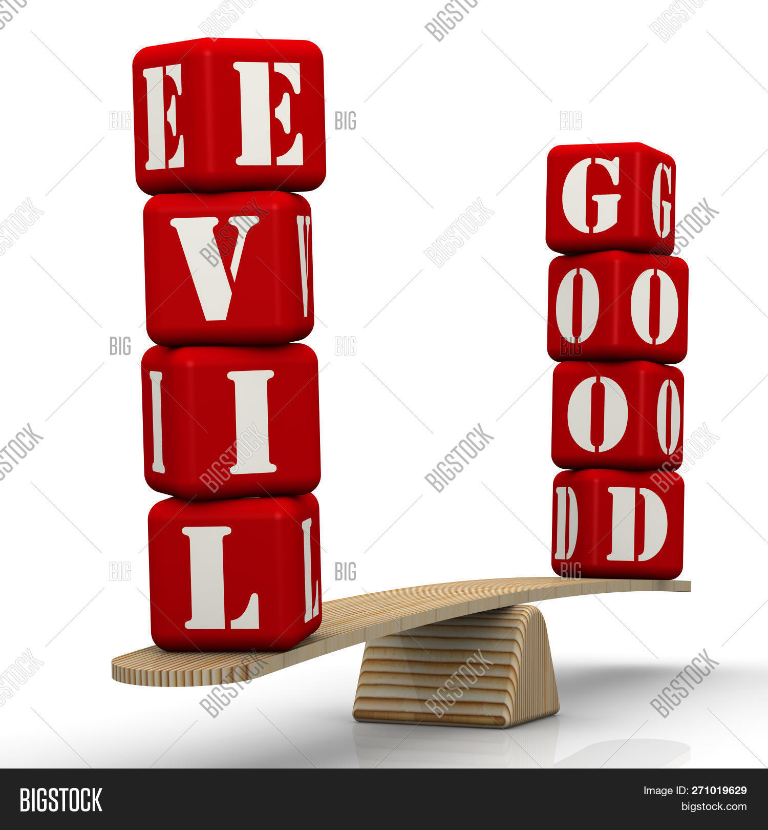 Good Evil.comparison Image & Photo (Free Trial) | Bigstock