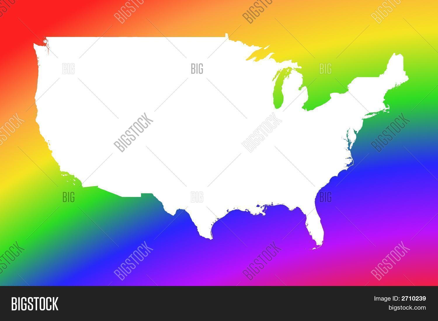 United States Map On Image & Photo (Free Trial) | Bigstock