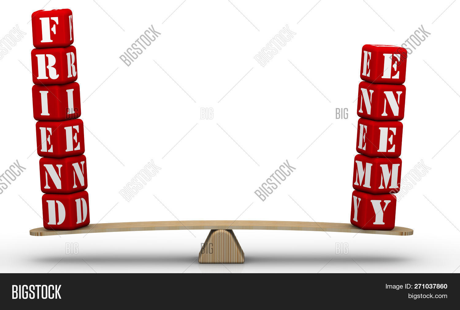 Friend Enemy. Image & Photo (Free Trial) | Bigstock
