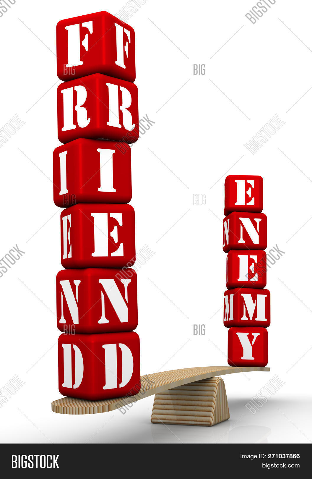 Friend Enemy. Image & Photo (Free Trial) | Bigstock