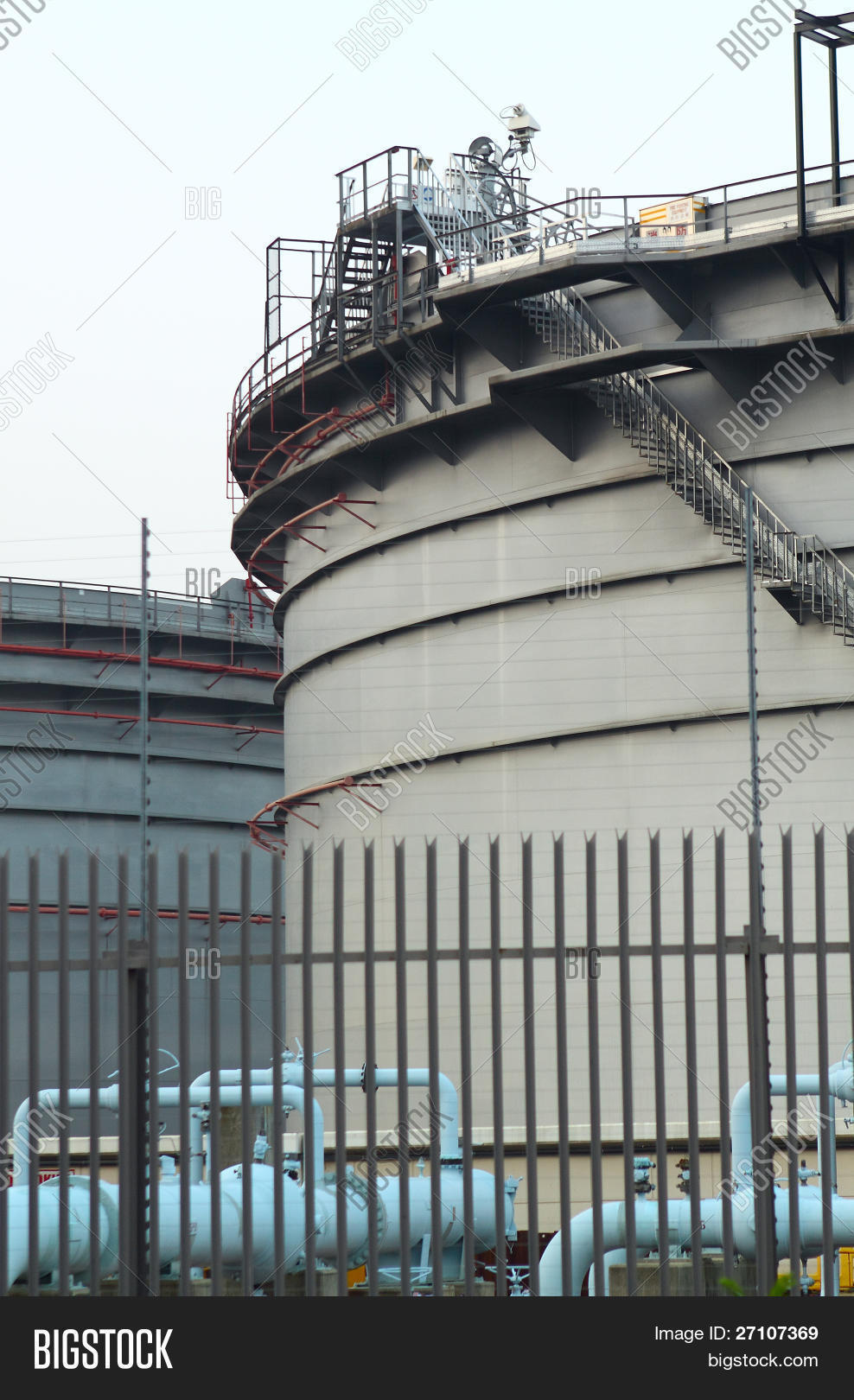 Gas Tanks Industrial Image & Photo (Free Trial) | Bigstock