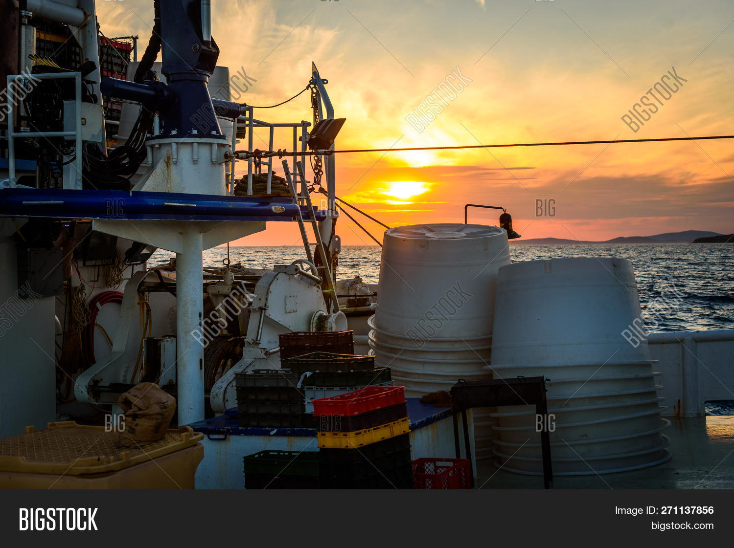 Fishing Boat Moored Image & Photo (Free Trial) | Bigstock