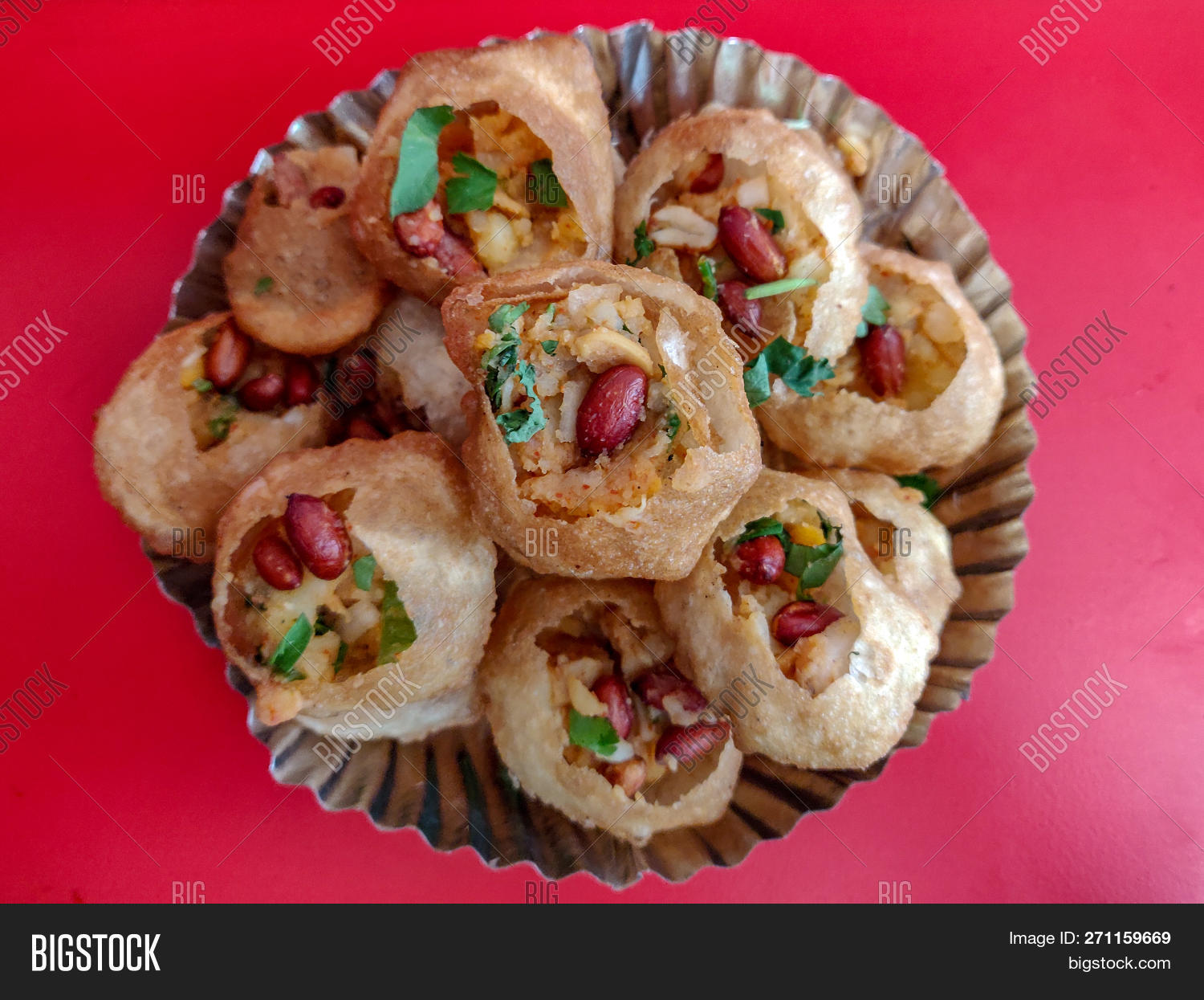 Dry Pani Puri Served Image & Photo (Free Trial) | Bigstock