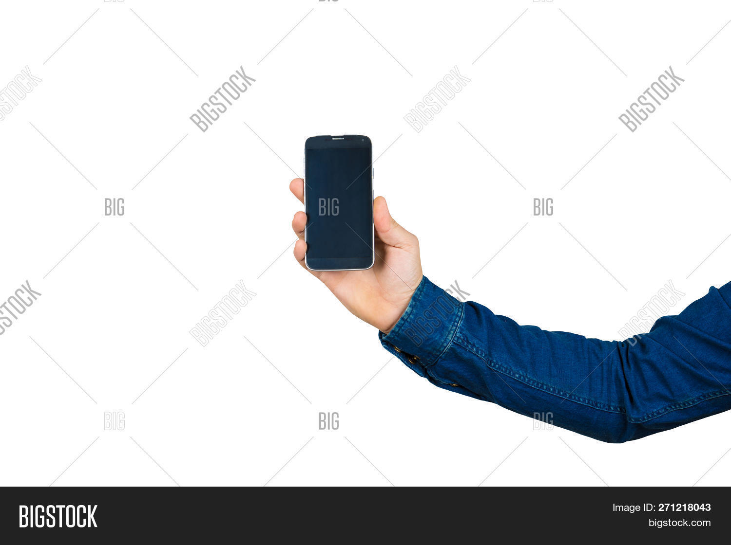 Man Hand Jeans Jacket Image & Photo (Free Trial) | Bigstock