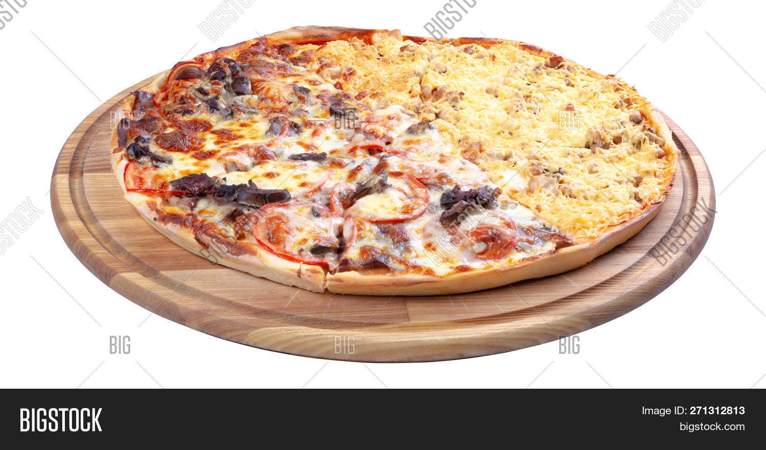 Double Topping Pizza Image & Photo (Free Trial) | Bigstock