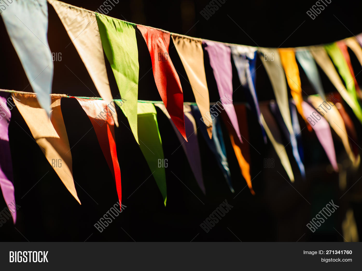 Carnival Garland Flags Image & Photo (Free Trial) | Bigstock