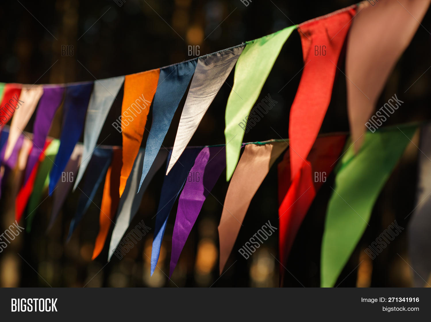 Carnival Garland Flags Image & Photo (Free Trial) | Bigstock